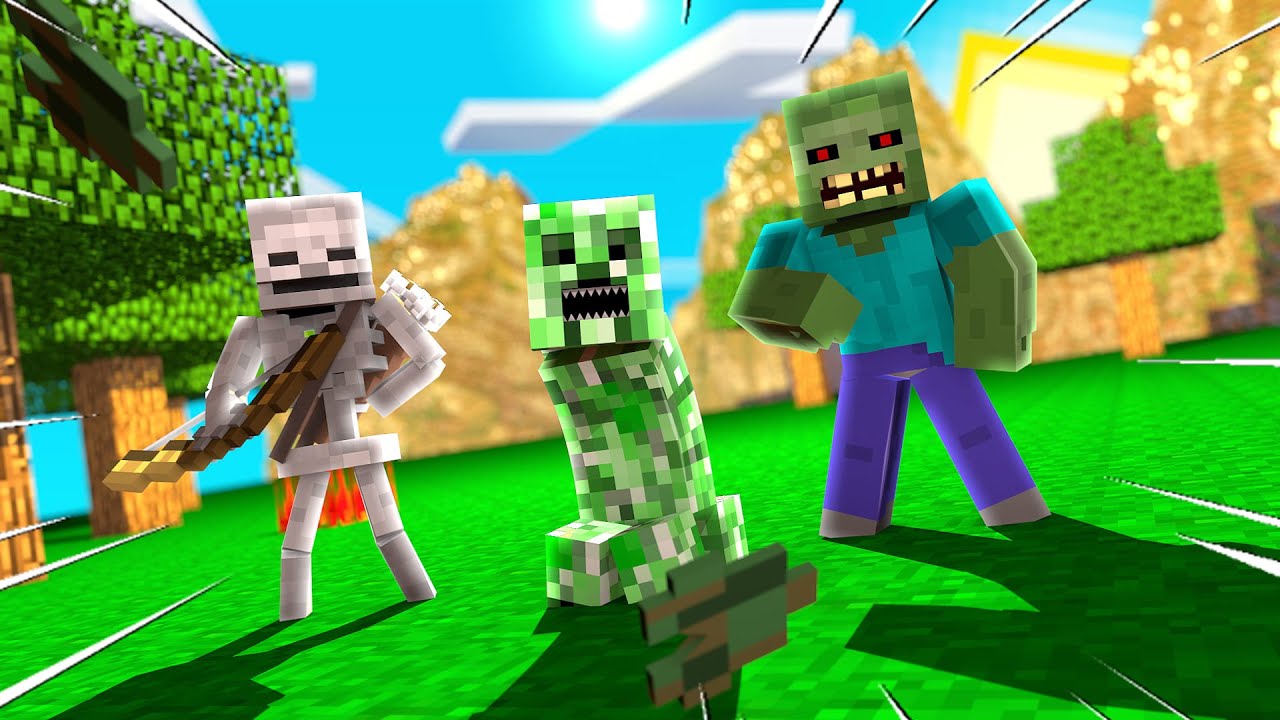 Minecraft, MAS OS MOBS SÃO BEBÊS! (Monster Baby) - ‹ R1CK › - YouTube