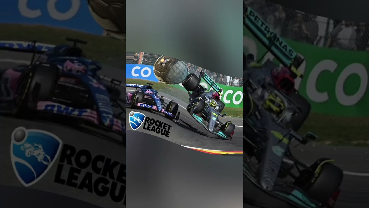 HILARIOUS HAMILTON ALONSO CRASH MEME 🤣 😆 😂 #formula1 #shorts #belgiangp ...