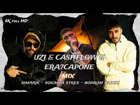 UZİ & CASHFLOW & ERA7CAPONE MİX - SOKAKTA STRES