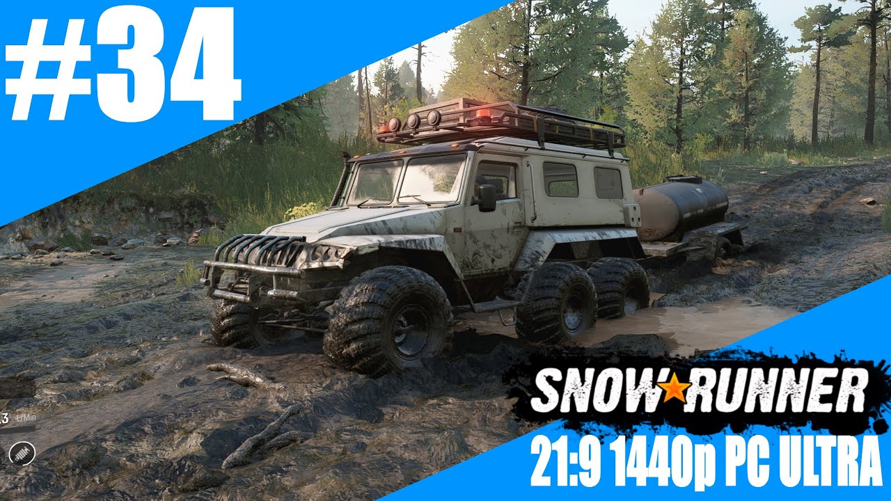 SNOWRUNNER #34 TAIMYR - GEOLOGICHE UNTERSUCHUNG ★ 1440p PC 21:9 ...