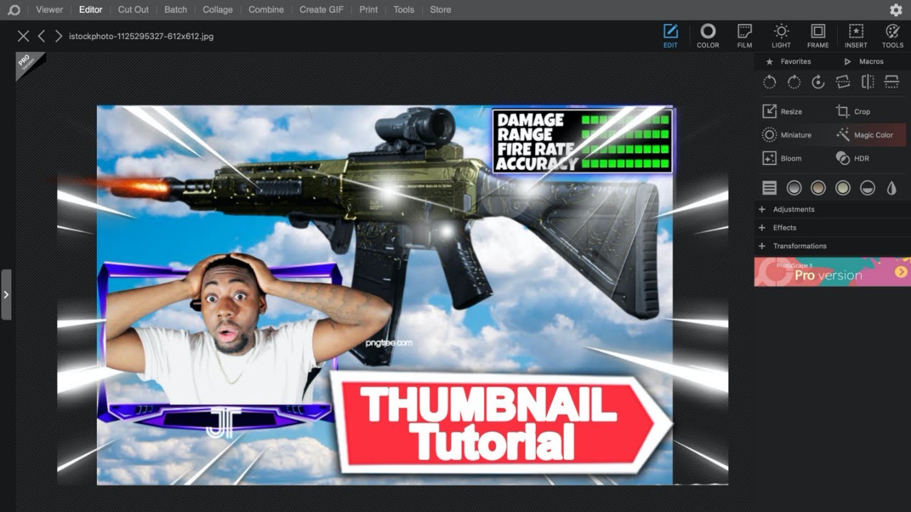 How To Make a Eye-Catching Warzone Thumbnail (like Nickmercs, Swagg ...