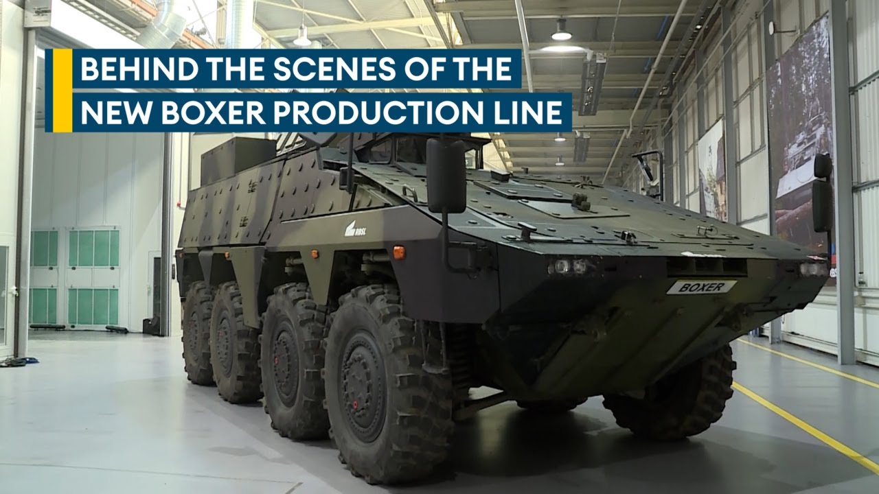 Production in West Midlands of British Army's new Boxer vehicle begins ...