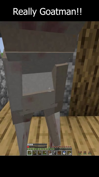 Minecraft Mod (Goatman Remastered) #minecraft #shorts - YouTube