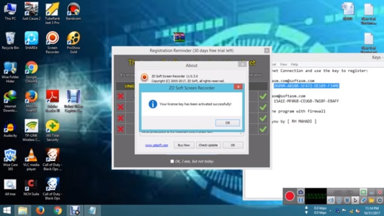 ZD Soft Screen Recorder Activation key | Game screen recorder | Crack ...