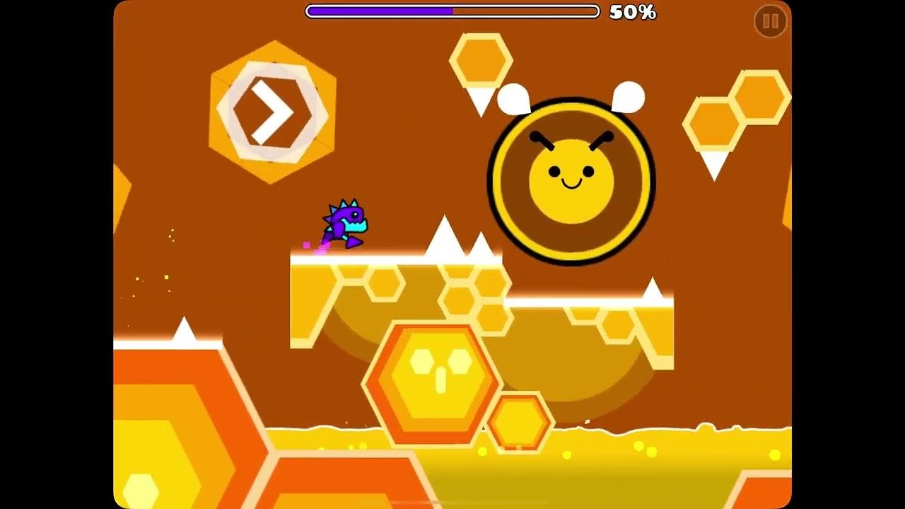 BEATING MY FIRST MEDIUM DEMON!!! | B by Motleyorc | Geometry Dash - YouTube