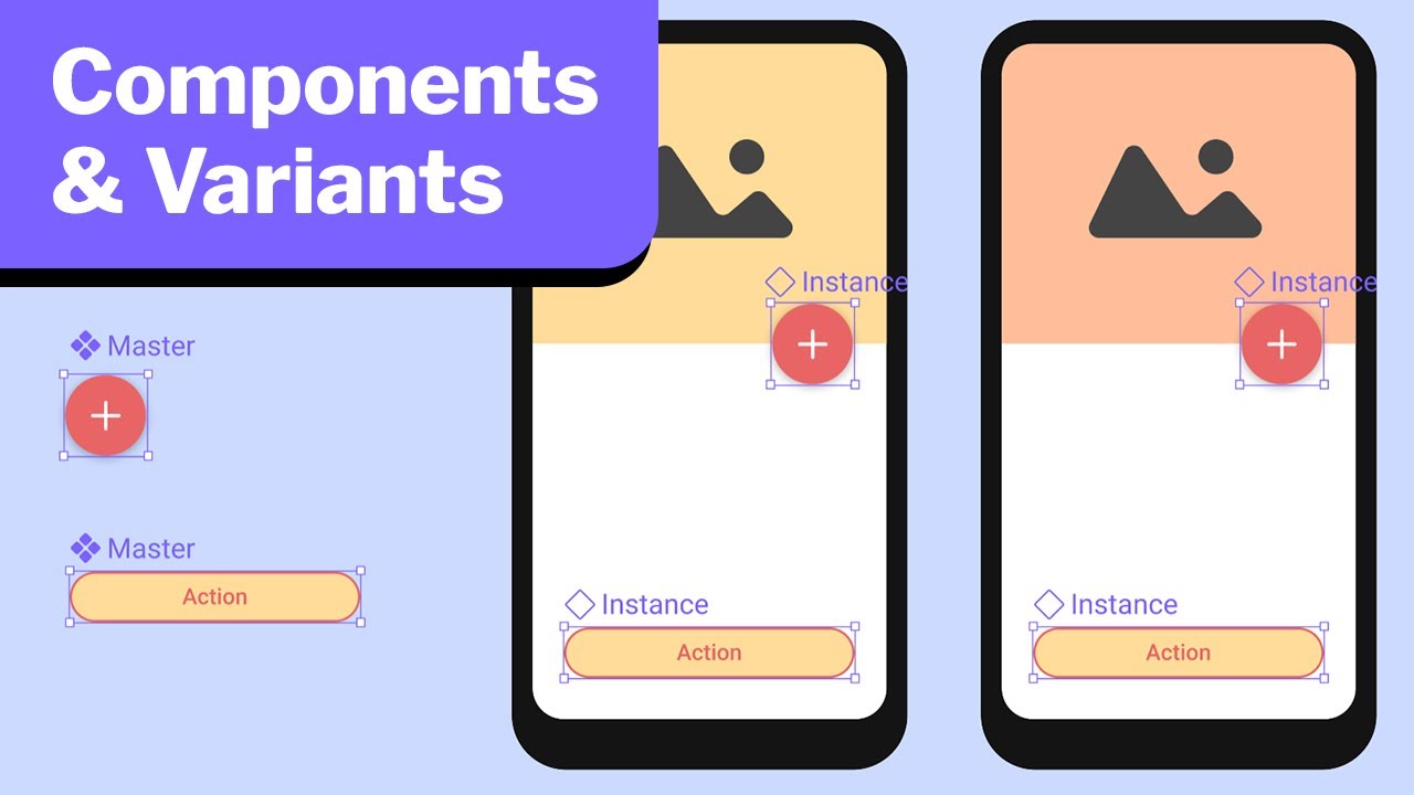 Figma tutorial: components and variants / Part 1 - YouTube