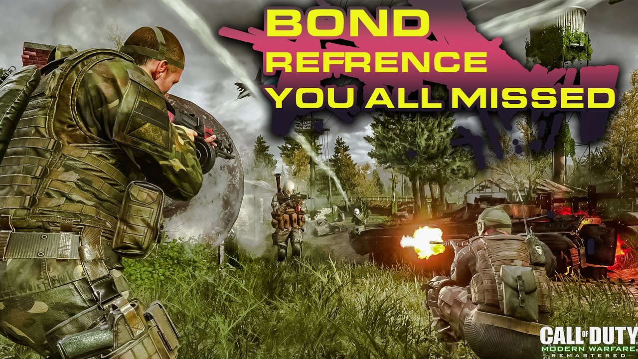 A Real Bond Reference.... Right!? |COD MW In a NUTSHELL: Mission 10 ...