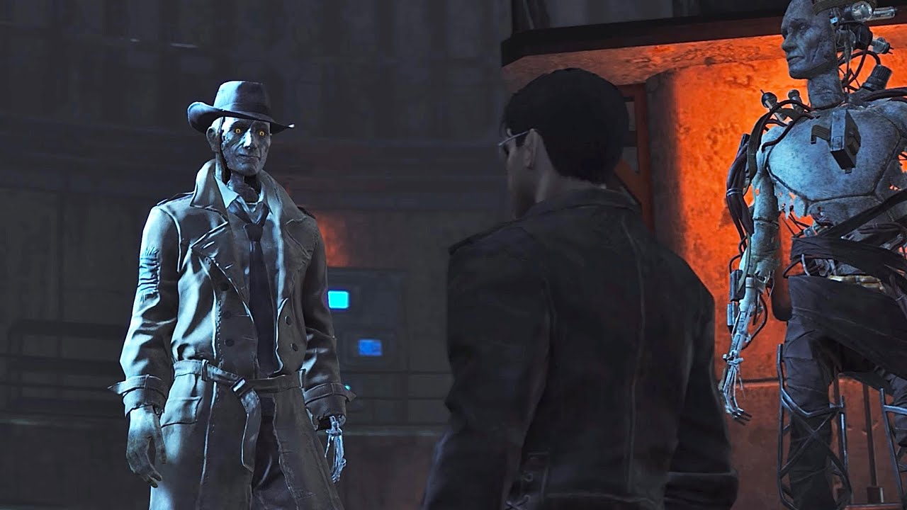 Fallout 4 Bringing Nick Valentine to Arcadia - YouTube