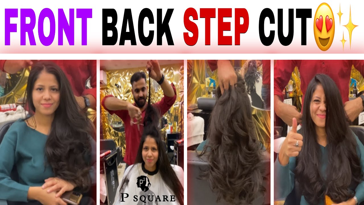 FRON BACK STEP CUT || p2 SALON || GAURAV SIR - YouTube