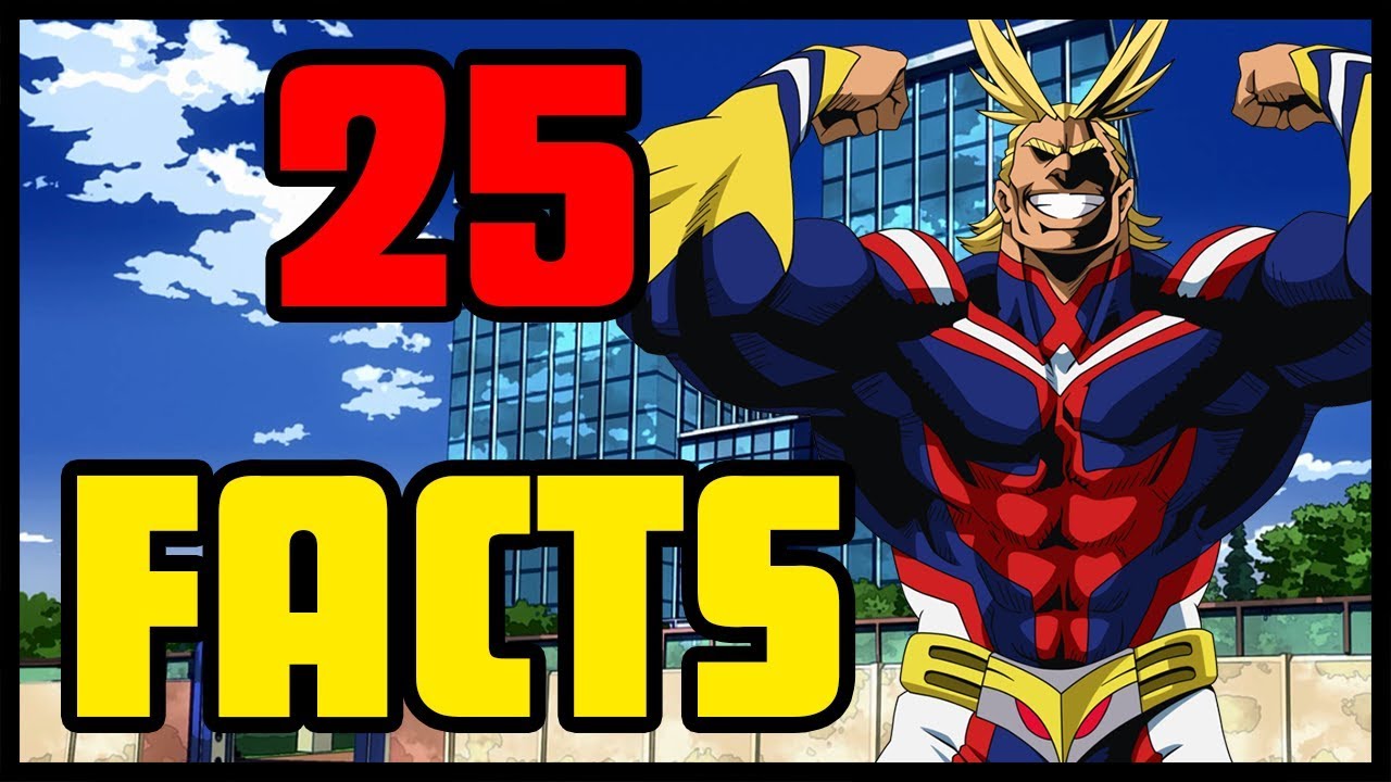 25 Facts About My hero Academia 🔥 - YouTube