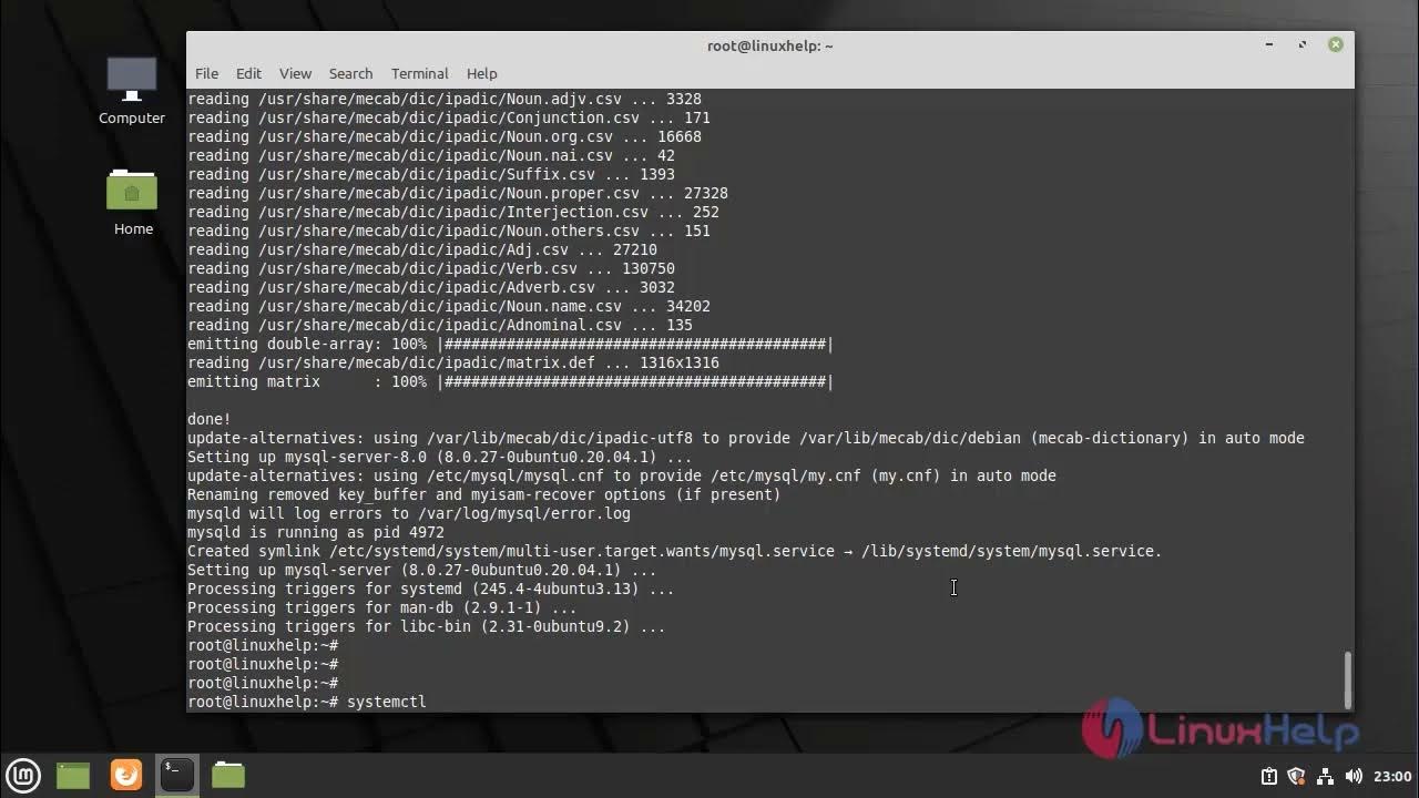 How To Install And Configure MySQL On Linux Mint 20.2 - YouTube