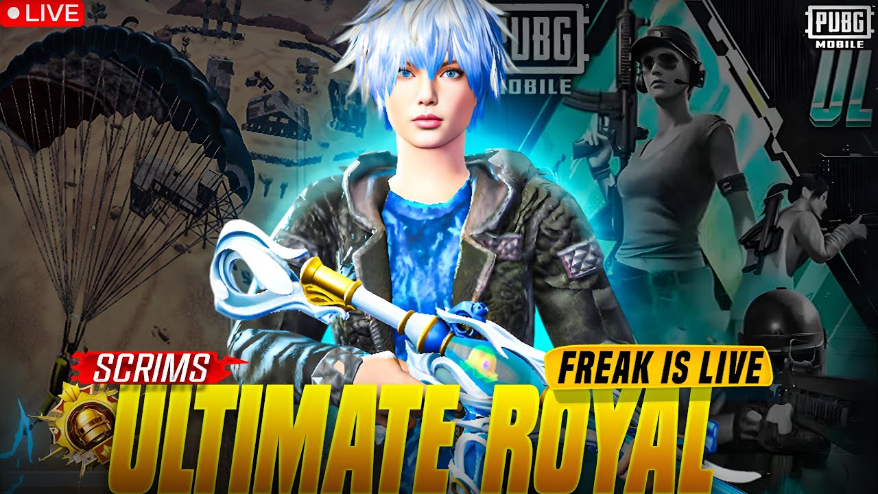 PUBG MOBILE LIVE SCRIMS+ULTIMATE ROYAL MATCHES😍 - YouTube