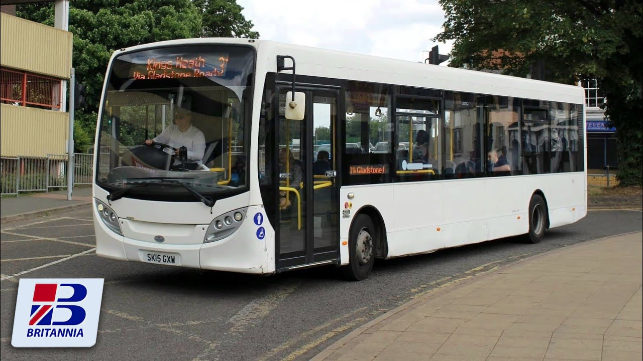 Britannia buses Northampton Enviro 200 Allison (SK15 GXW) on route 31 ...