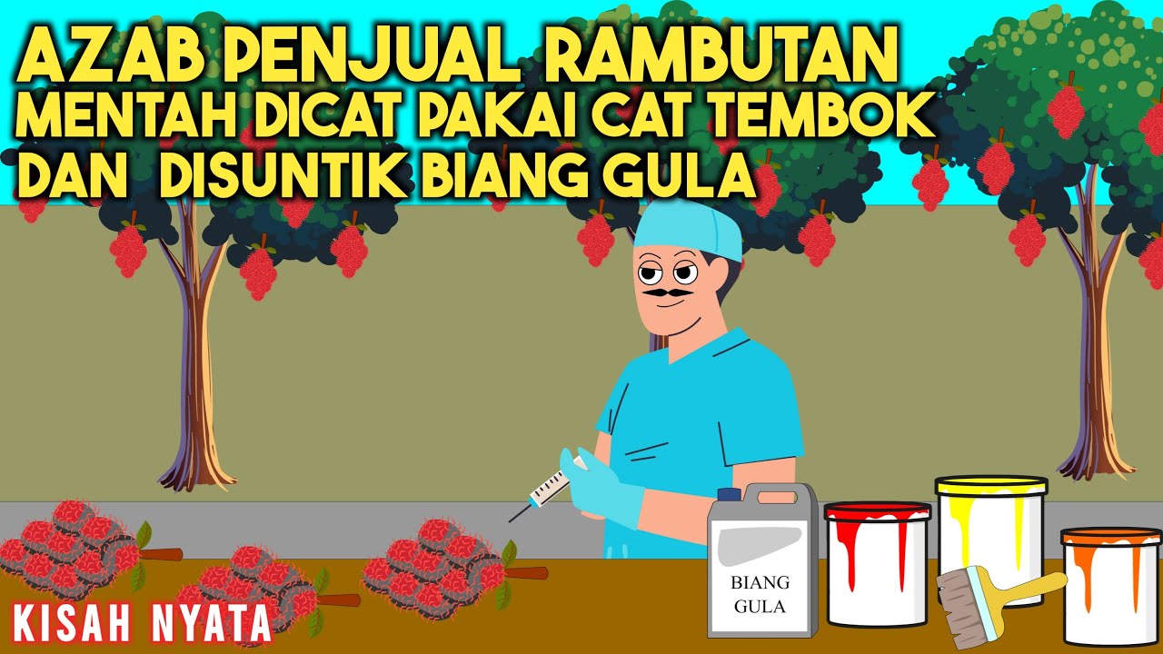 AZAB JUAL RAMBUTAN DICAT TEMBOK & DISUNTIK BIANG GULA! COCO MEONG ...