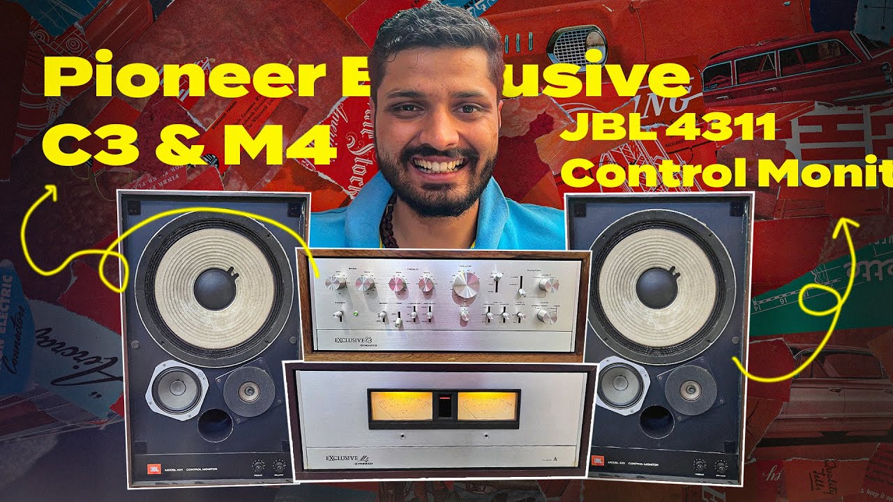 Pioneer Exclusive C3 & M4 + JBL 4311 | Legendary Vintage Hi-Fi Audio ...