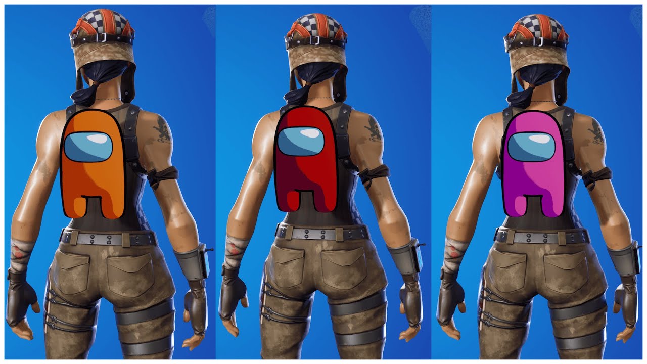 Fortnite X Among Us Collaboration (In-Game Look) - YouTube
