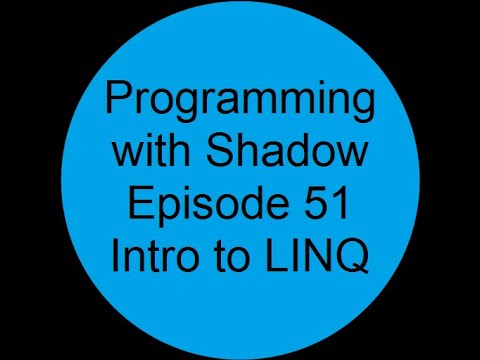 Introduction to LINQ | Episode 51 | Programming With Shadow - YouTube