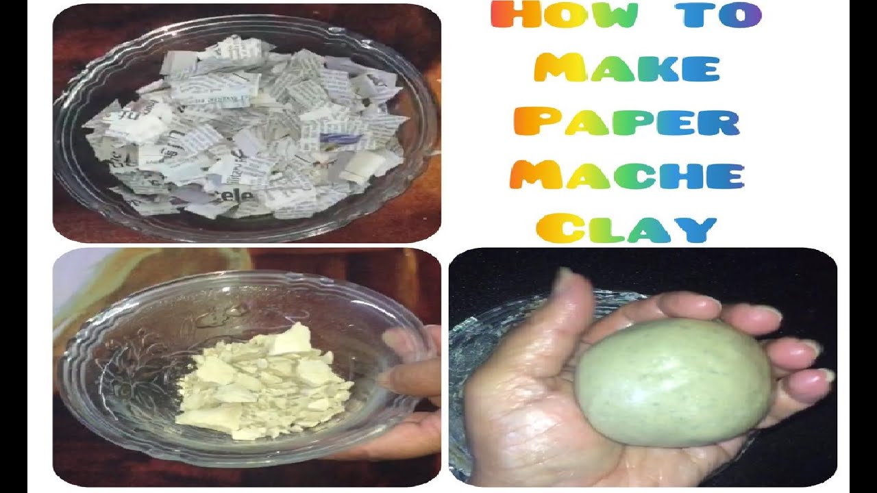 How to make Paper clay / Paper Mache / Multani Mitti / Gachi Mitti ...