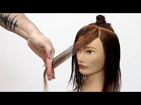 How To: Haircutting Technique for THICK Hair - MATT BECK VLOG - YouTube