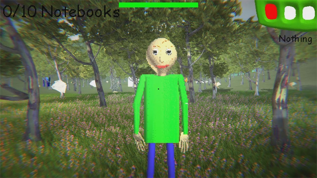 (very strange)Baldi's Forest - YouTube