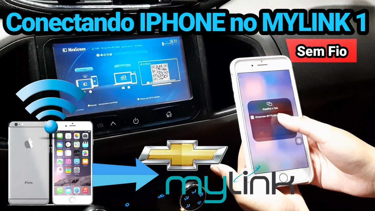 CONECTANDO IPHONE 7 Plus no MYLINK 1 - IOS/14 - Sem Fio - YouTube