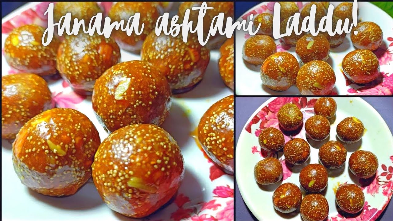 जन्माष्टमी पर बनाएं गुड़ सोंठ से वेरी हेल्दी लड्डू सिर्फ 10 मिनट में ...