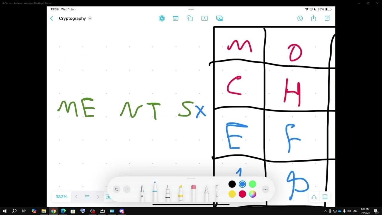 Cryptography: PlayFair cipher - YouTube