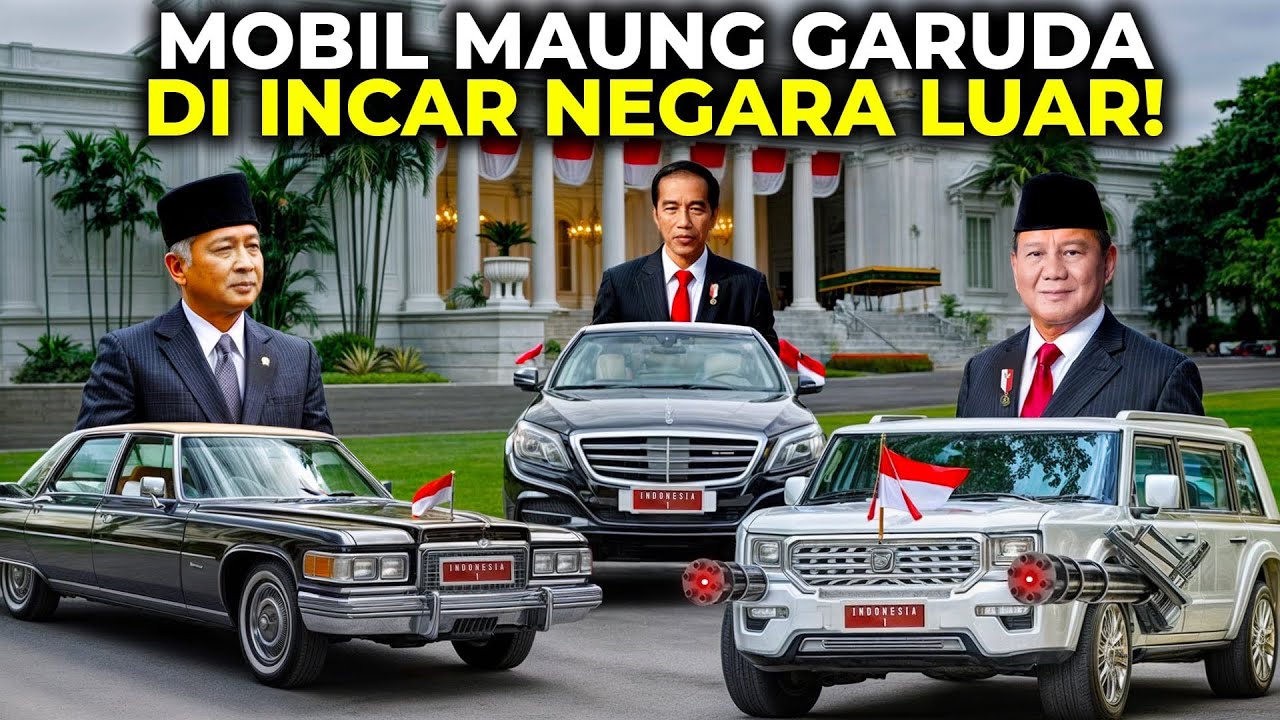 MOBIL MAUNG MV3 GARUDA LEBIH GAHAR! Deretan Mobil Presiden Ke-1 Hingga ...