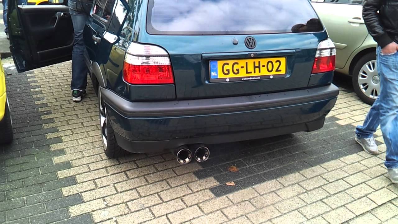 VW Golf 3 VR6 | Kompressor, Sebring Exhaust 330PK - YouTube