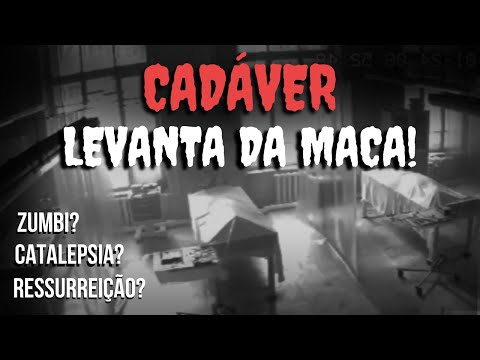 Homem levanta em NECROTÉRIO!! Vídeo ASSUSTADOR!! #assombração #fantasma