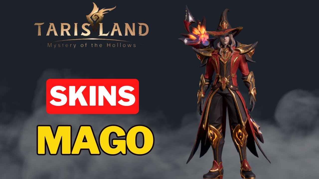 TARISLAND - TODAS SKINS DO MAGO - YouTube