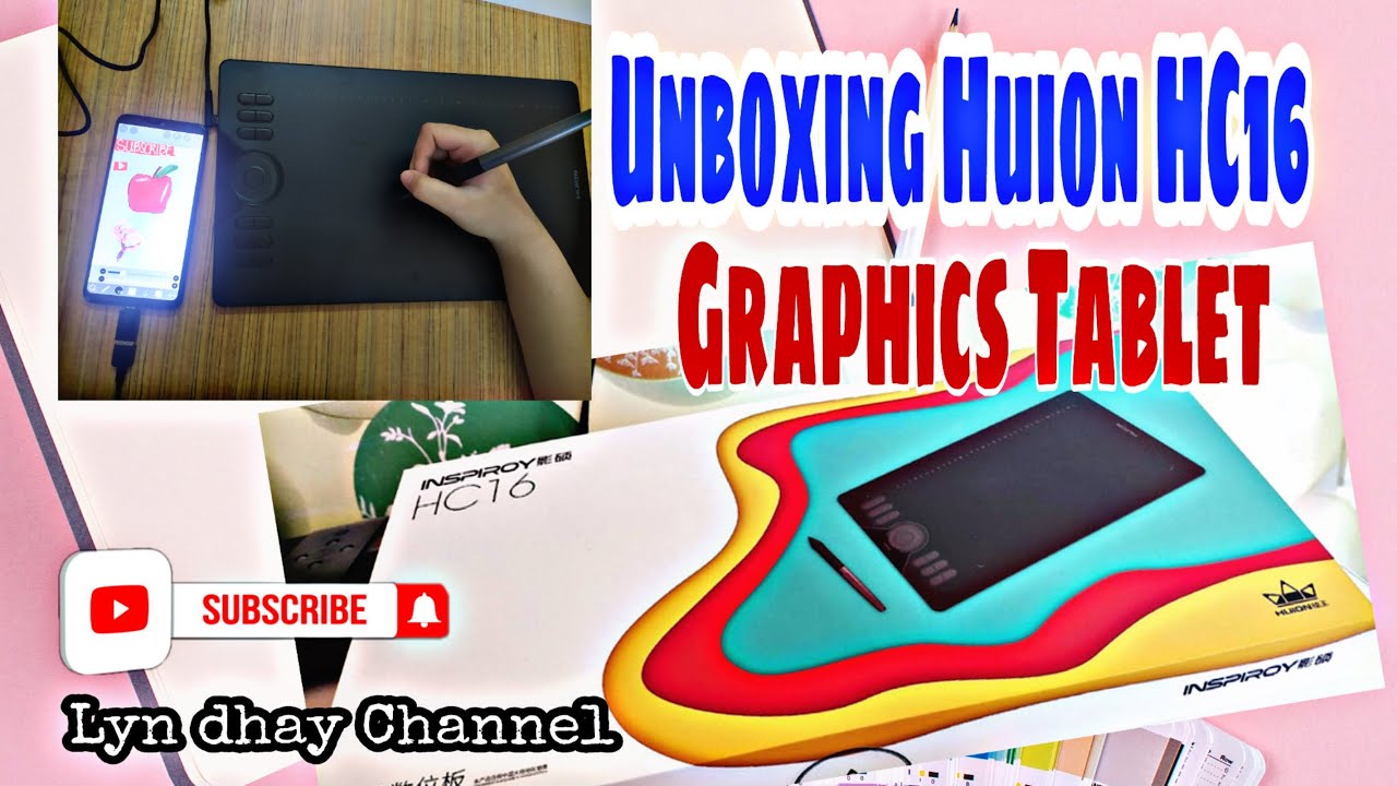 Unboxing Huion Inspiroy HC16 - YouTube