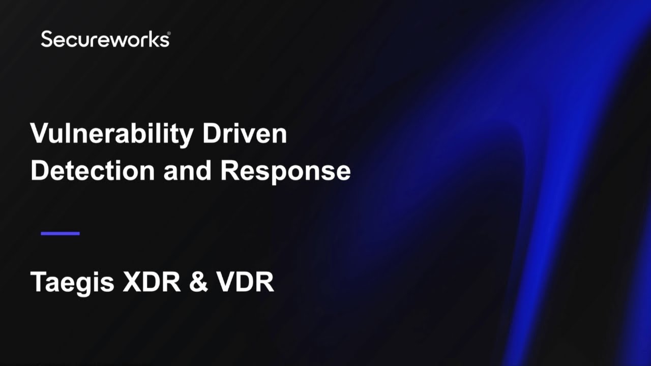 Combine Vulnerability and Threat Data with Secureworks Taegis - YouTube Combine Vulnerability and Threat Data with Secureworks Taegis - YouTube