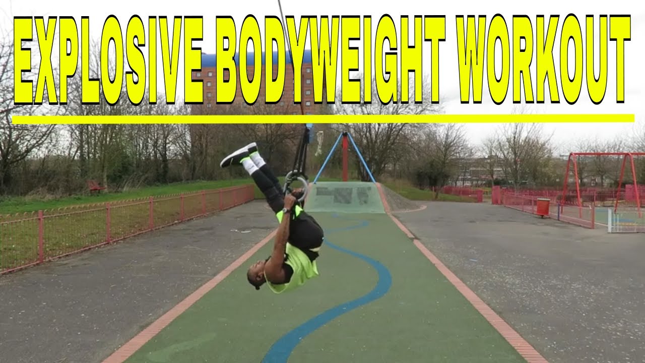 Explosive Bodyweight Workout. Fitness Journey - YouTube