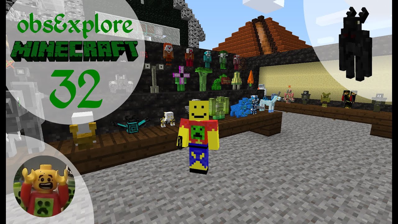 Jim Plays obsExplore Minecraft E32 - AoA Mob Trophies! - YouTube