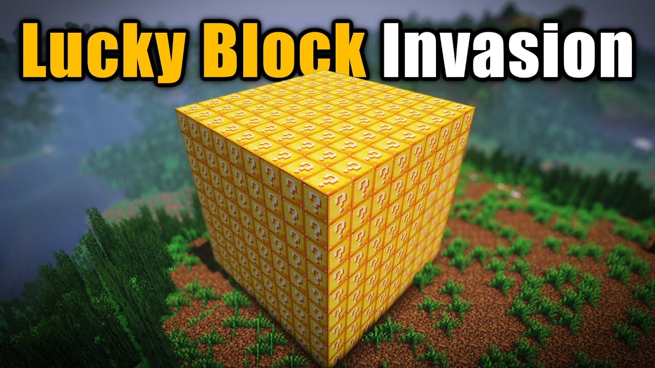 Testing my luck in the Lucky Block Invasion... - YouTube