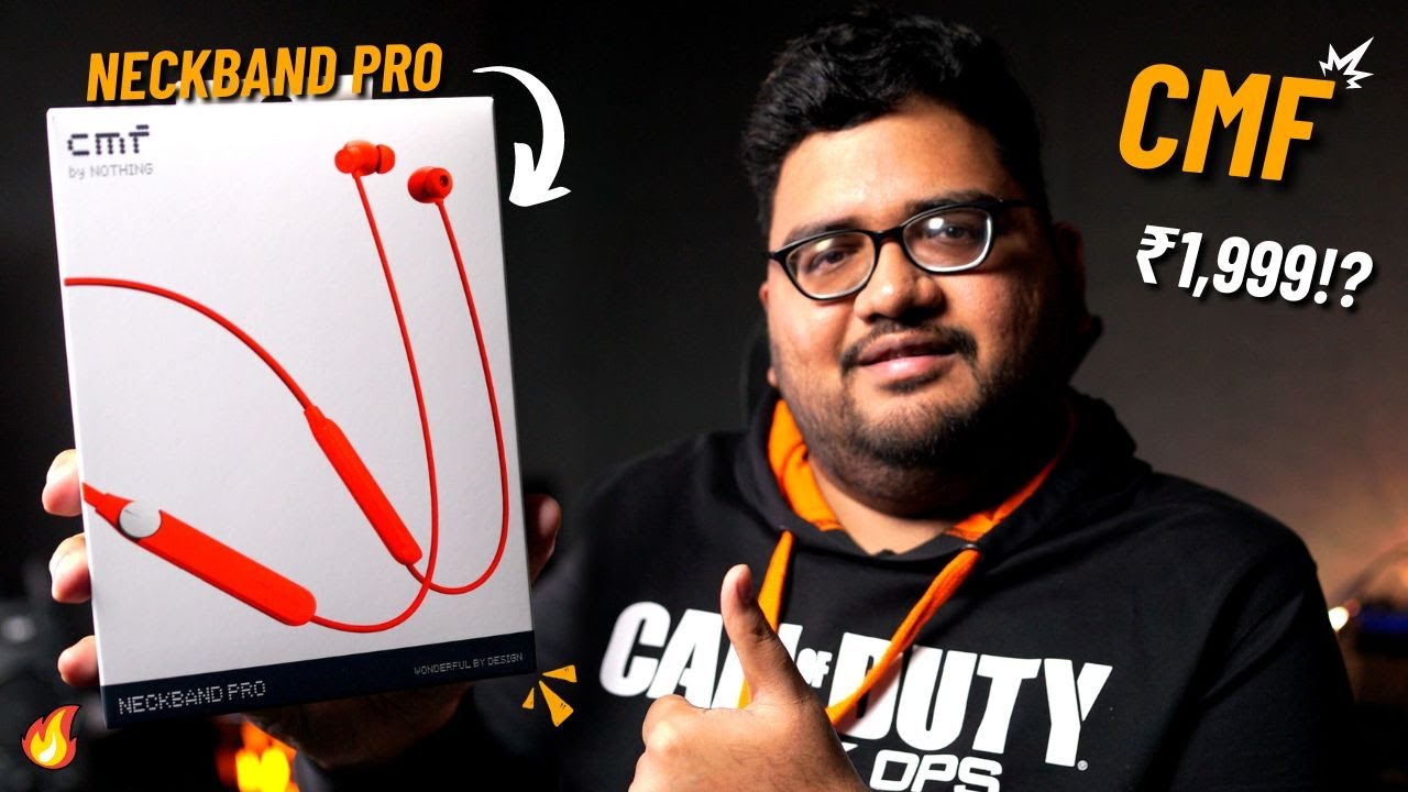 CMF Neckband Pro By Nothing Unboxing & Review! Best Bass In The Segment ...