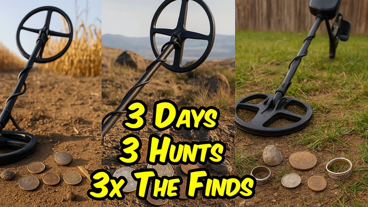 Everyday Metal Detecting – 3 Hunts, Various Locations & Finds! - YouTube