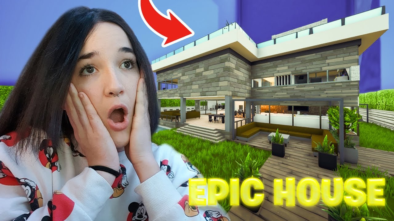 REACCIONO a la EPIC HOUSE que han CREADO en Fortnite😱*100% REALISTA ...