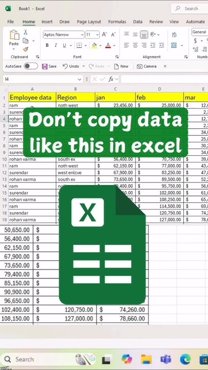 🤖🛠️ Don't copy data like this in Excel in just 5 second ⁉️ | Bpa | Bpa Educators - YouTube