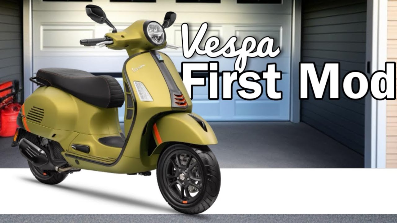 How to Install Vespa GTS 300 2024 model Lowering Kit - YouTube