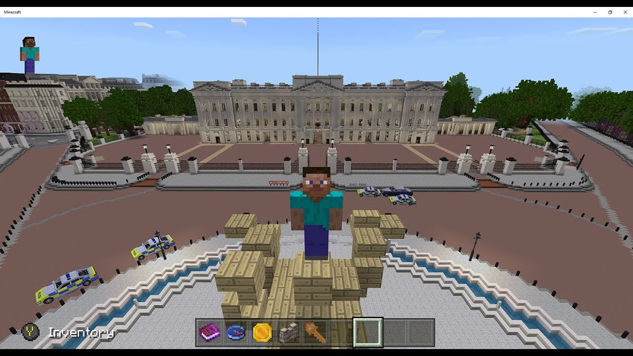 Minecraft Immersion London Buckingham palace tour - YouTube