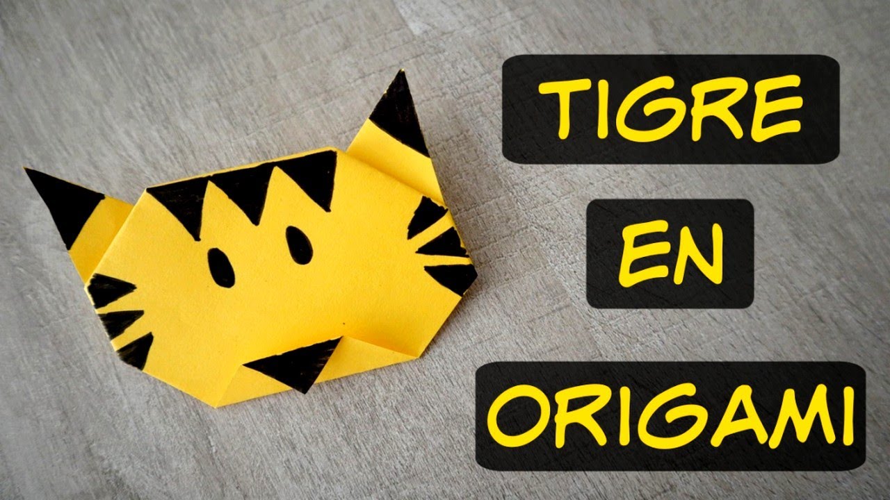 Tigre en Origami ! - YouTube
