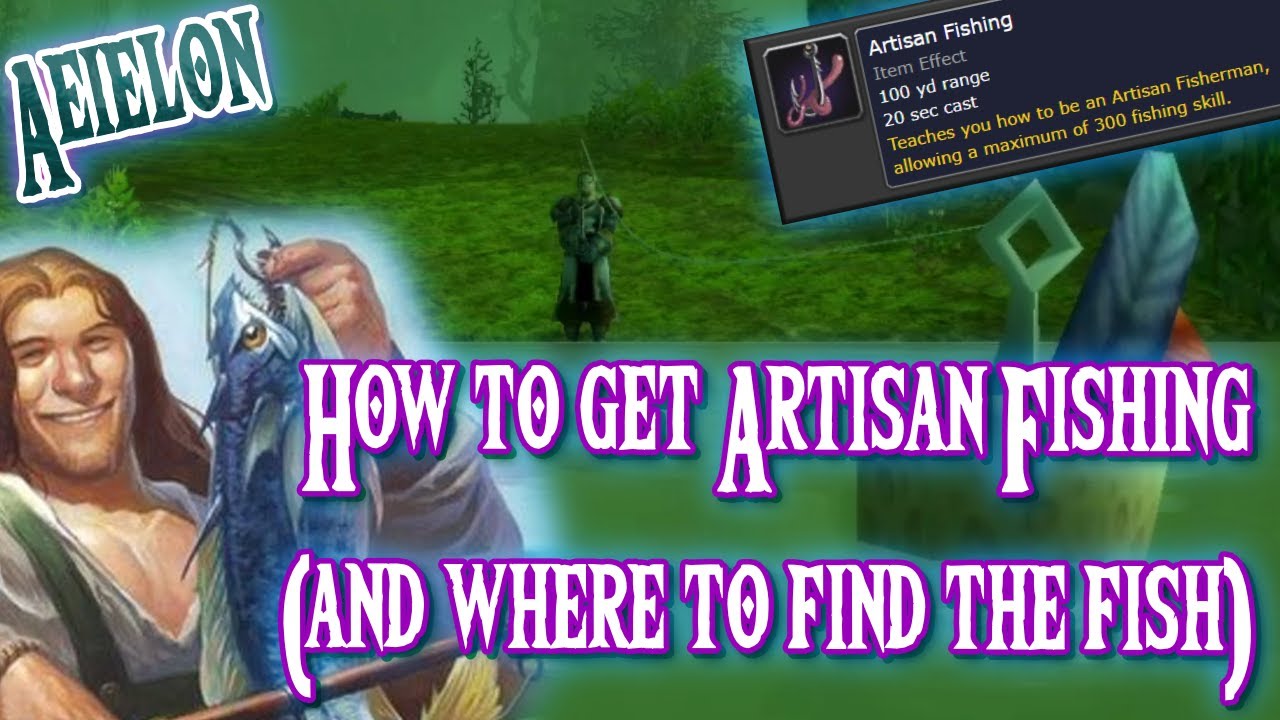 How to get Artisan Fishing (and where to find the fish) ~ WoW Classic ...