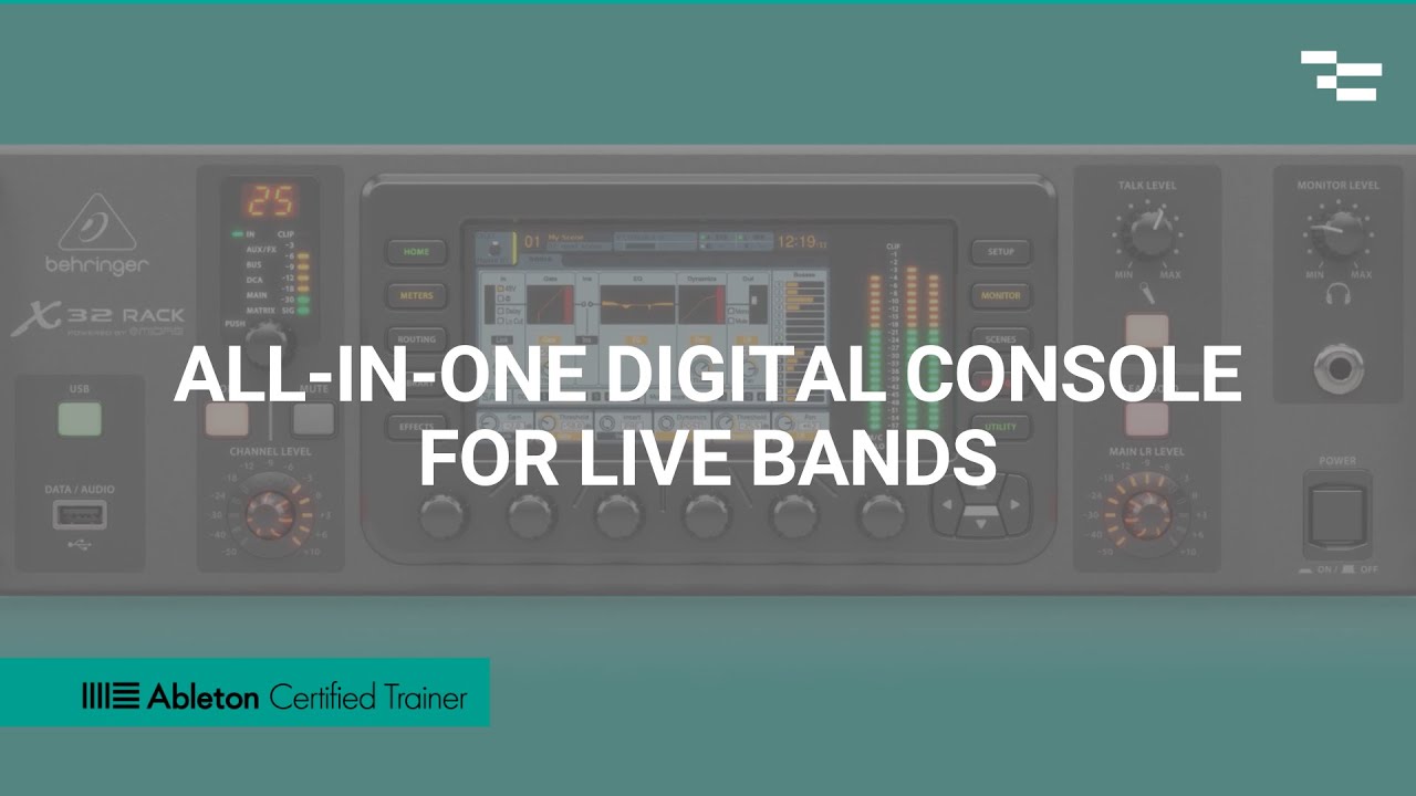 All-In-One Digital Console for Live Bands - YouTube