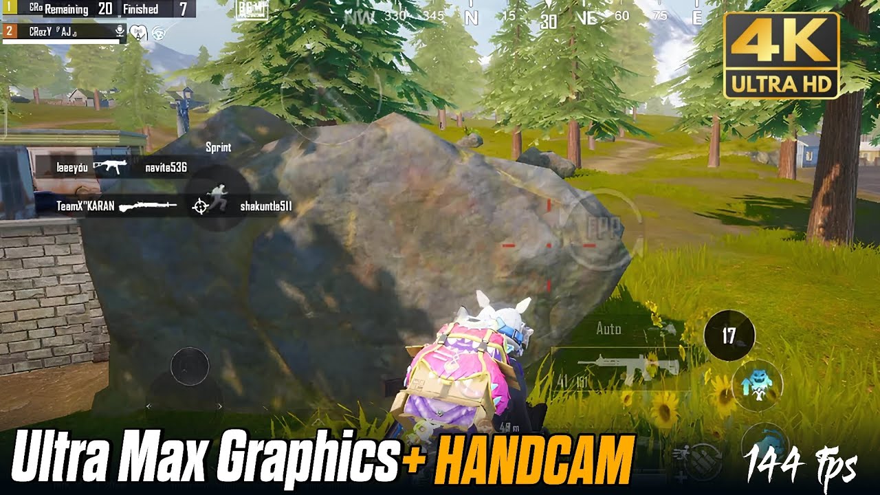 INSANE Ultra Max Graphics + 144 fps and Handcam | Fastest Five Finger ...