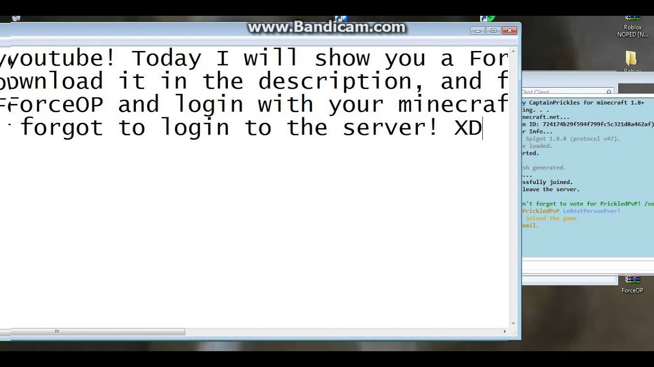 Minecraft ForceOP! 2015! :D - YouTube