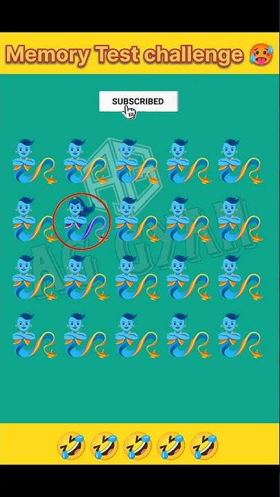 part-2 memory Test challenge 🥵 #memorytest #braintest #challenge # ...