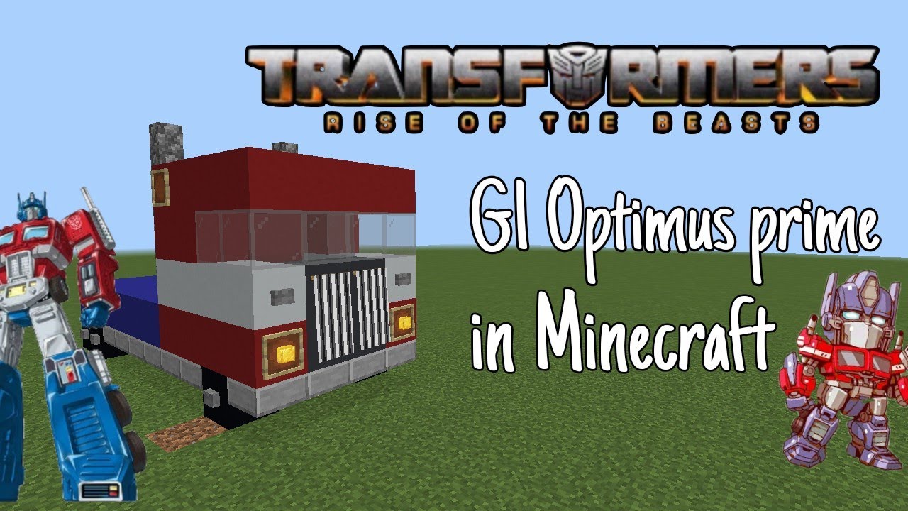 How to build : G1 Optimus Prime | elitepilu | #minecraft #car # ...