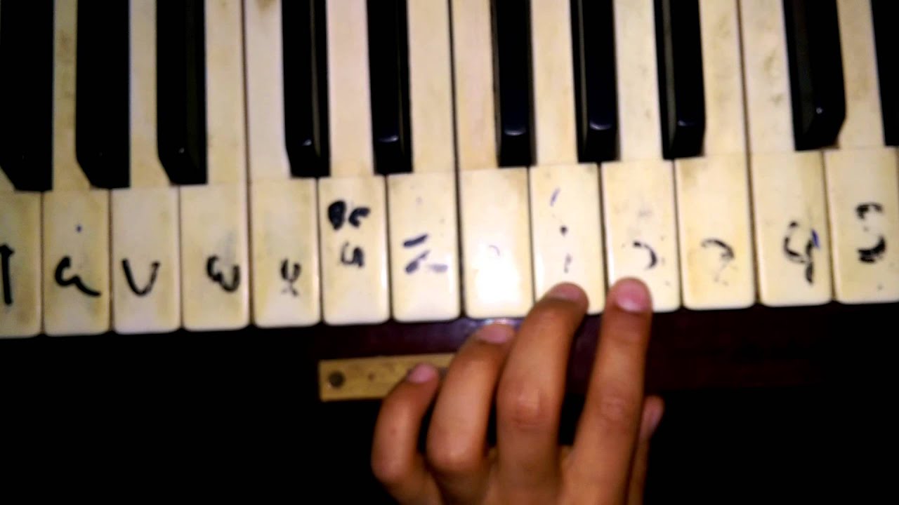 How to play on piano ahwak - YouTube